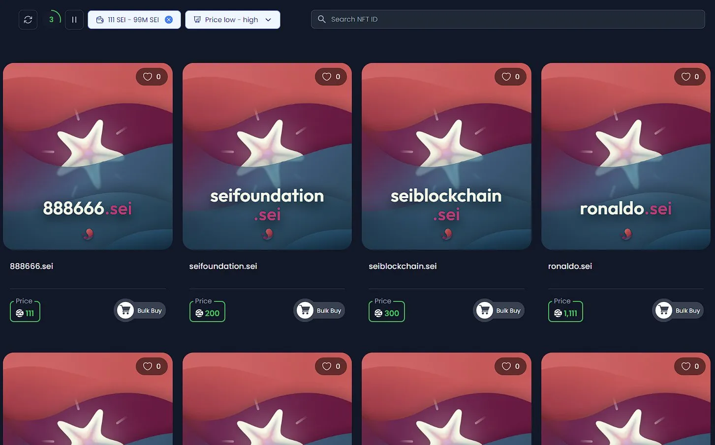 NFT marketplace BlueMove rút khỏi Sei vì khối lượng không như kỳ vọng