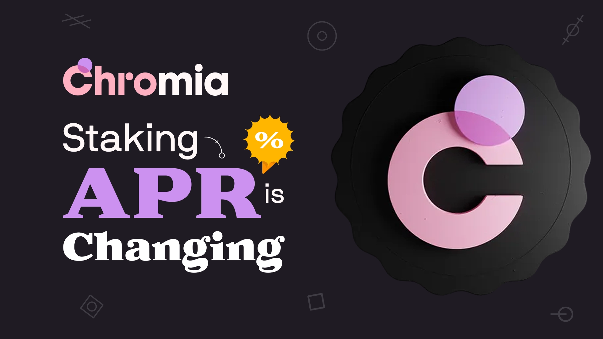 Chromia thay đổi APR staking của token CHR