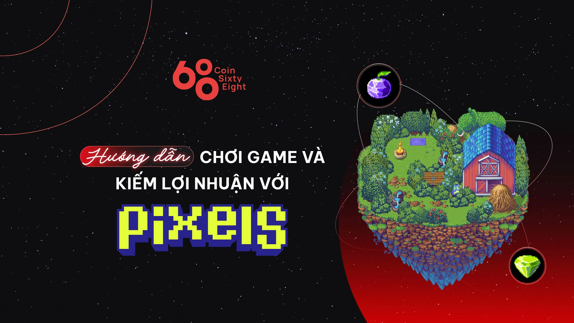 Hướng dẫn chơi game và kiếm lợi nhuận với Pixels