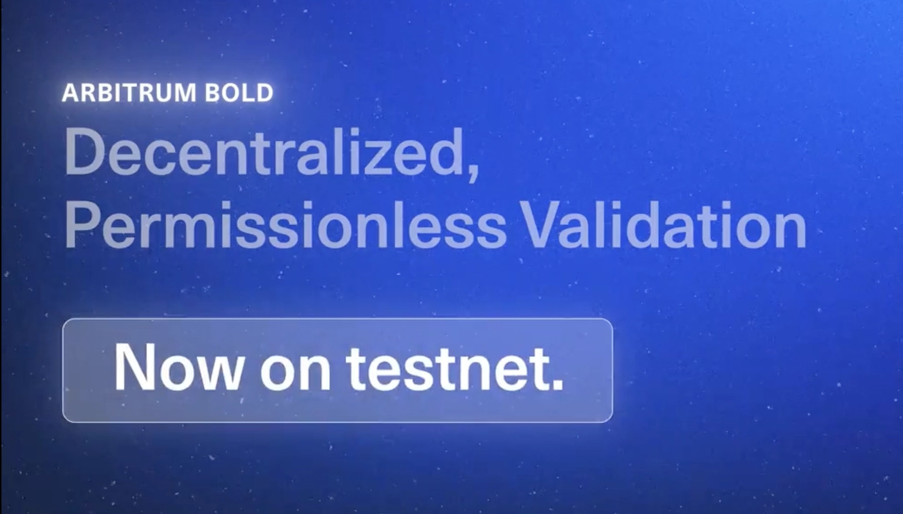 Arbitrum triển khai cơ chế xác thực BOLD lên testnet