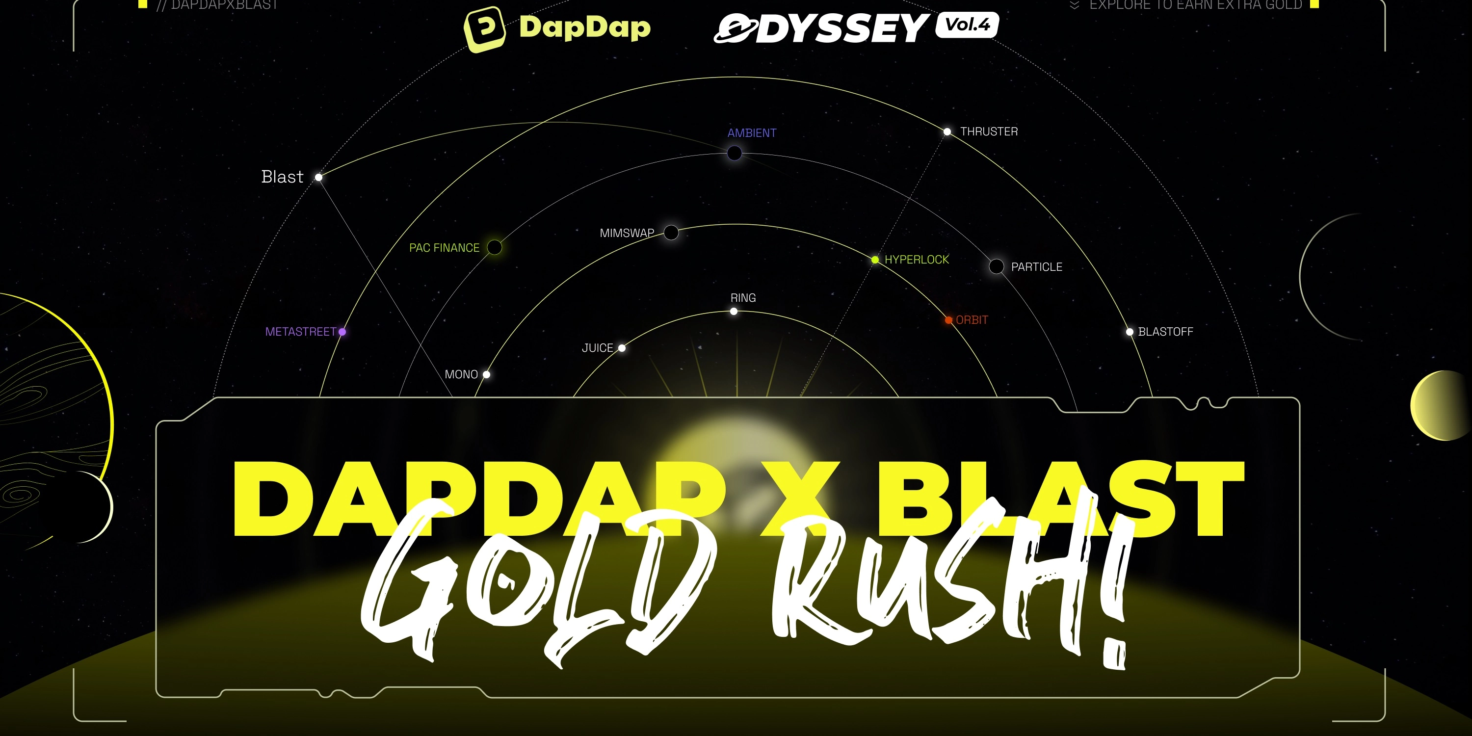 DapDap Odyssey Vol. IV mở "cơn sốt tìm vàng" với điểm thưởng GOLD trên layer-2 Blast