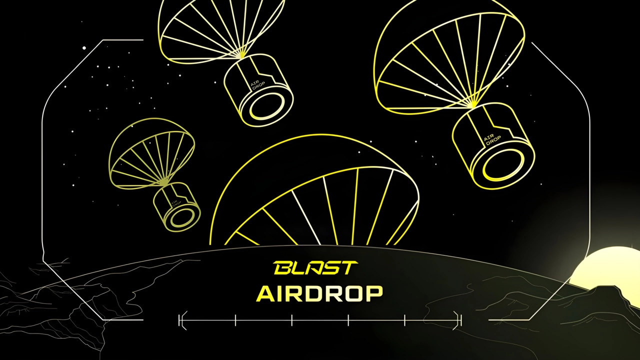 Blast chính thức airdrop token