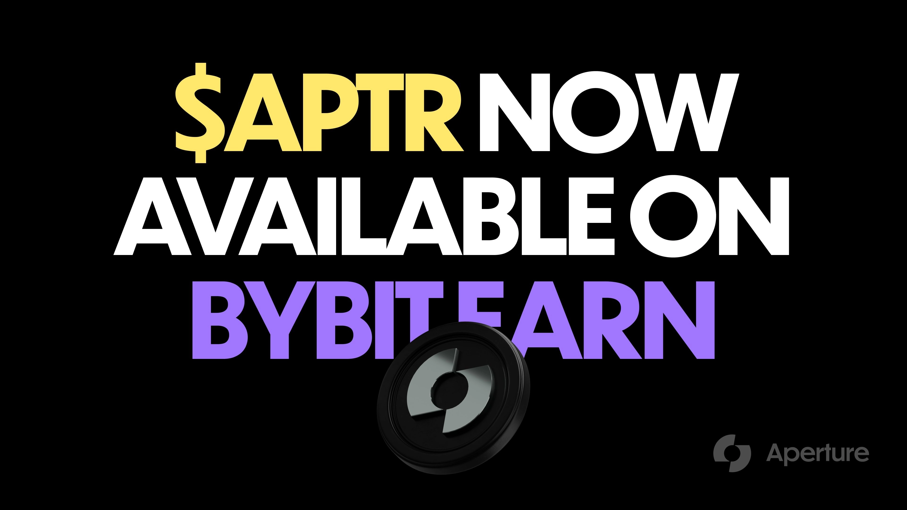 Hướng dẫn staking Aperture (APTR) trên Bybit Earn