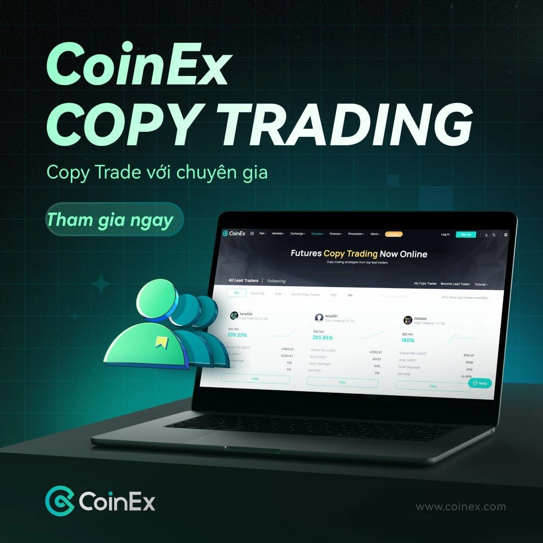 CoinEx ra mắt tính năng copy trade futures