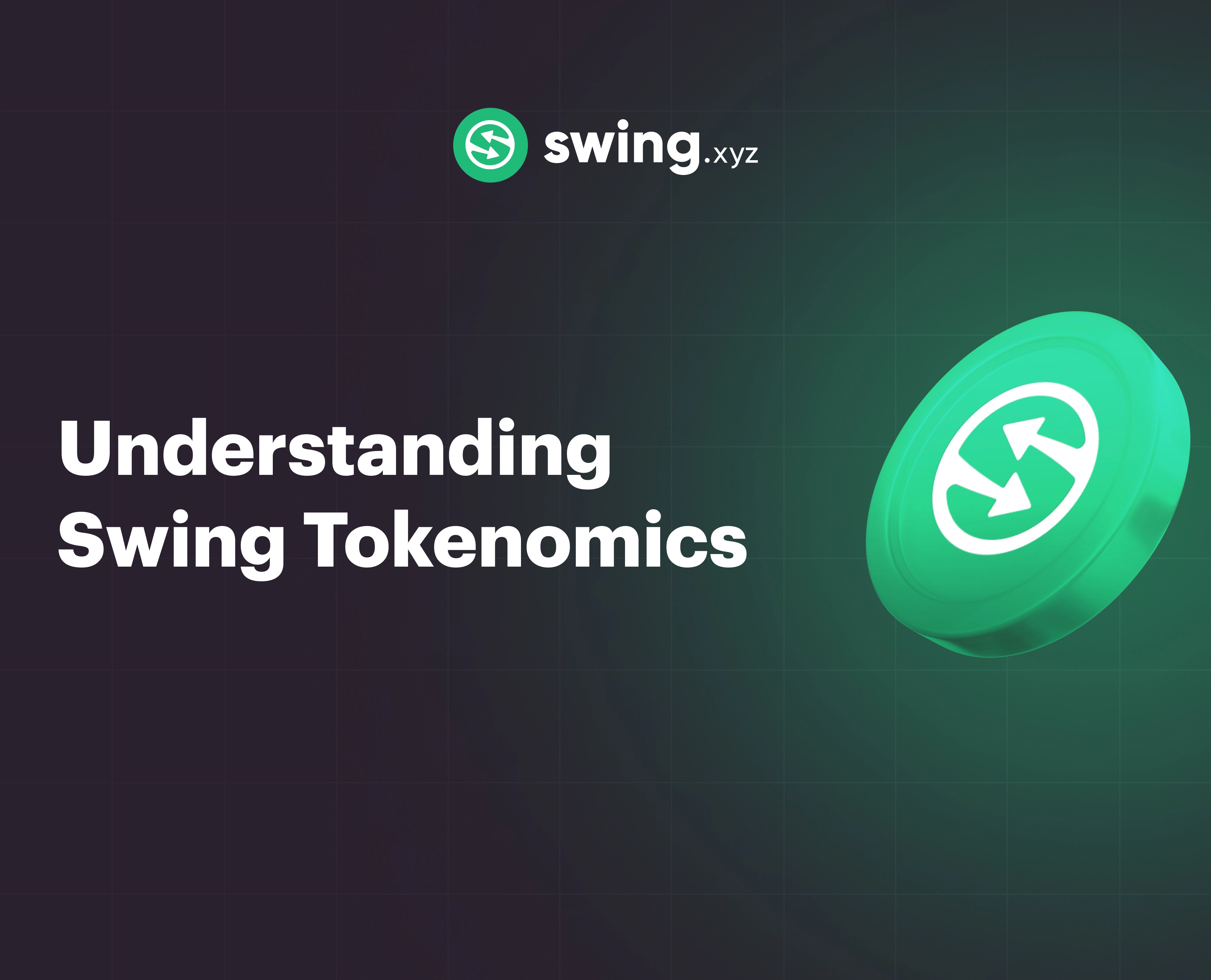 Swing.xyz công bố tokenomics cho token SWING