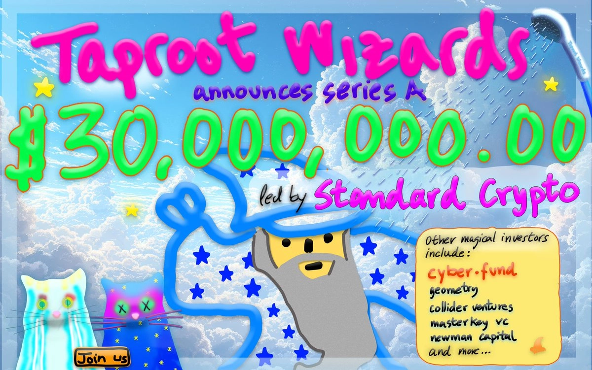 Taproot Wizards huy động 30 triệu USD để phát triển OP_CAT trên Bitcoin