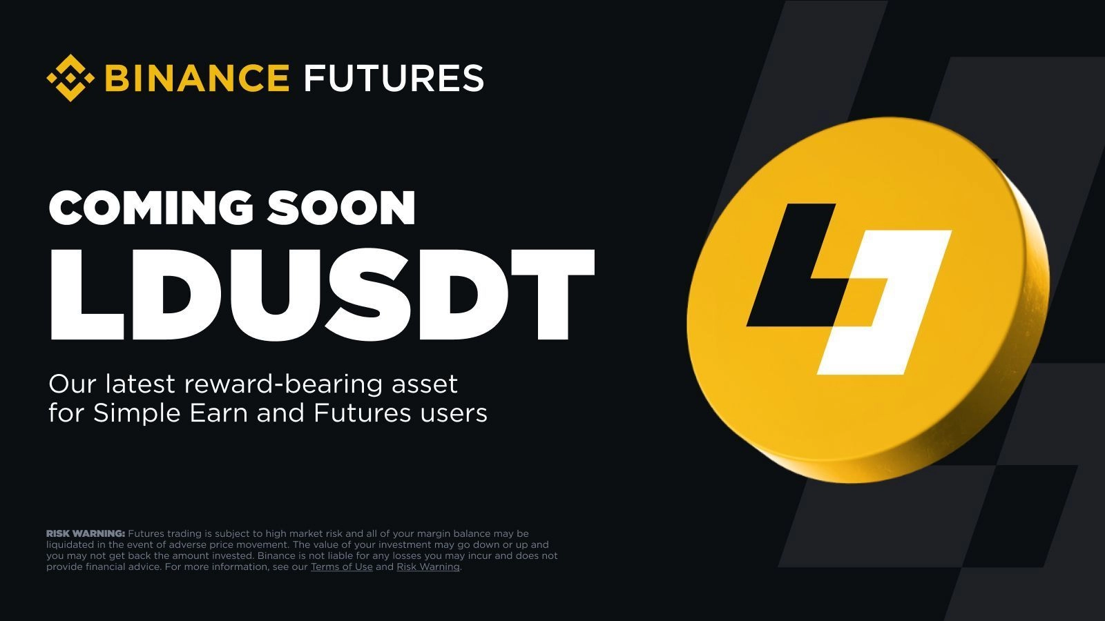 Binance sắp ra mắt LDUSDT, giúp người dùng vừa giao dịch futures vừa nhận lãi APR