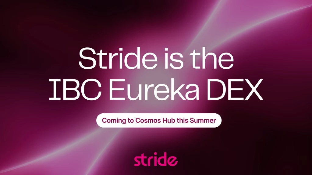 Stride phát triển sàn DEX riêng chạy trên Cosmos Hub