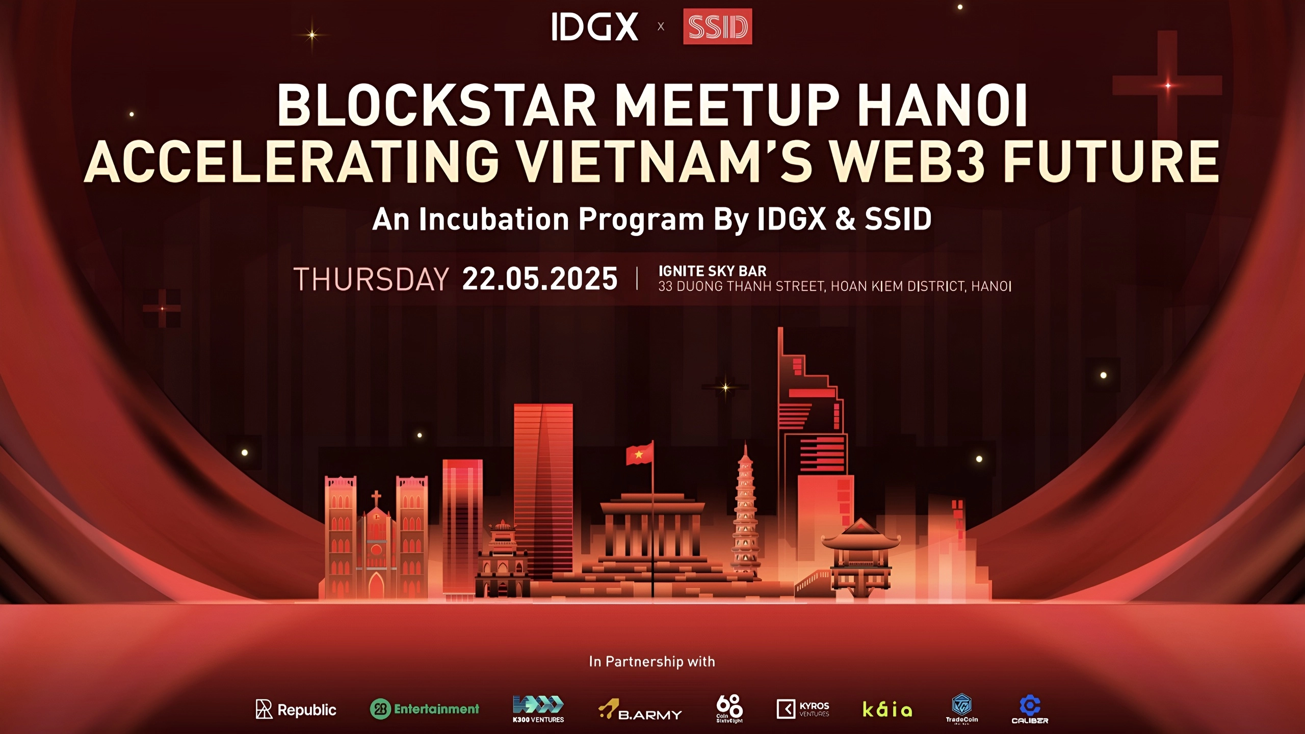 BlockStar Meetup Hanoi bởi IDGX và SSID: Nơi mọi kết nối bắt đầu