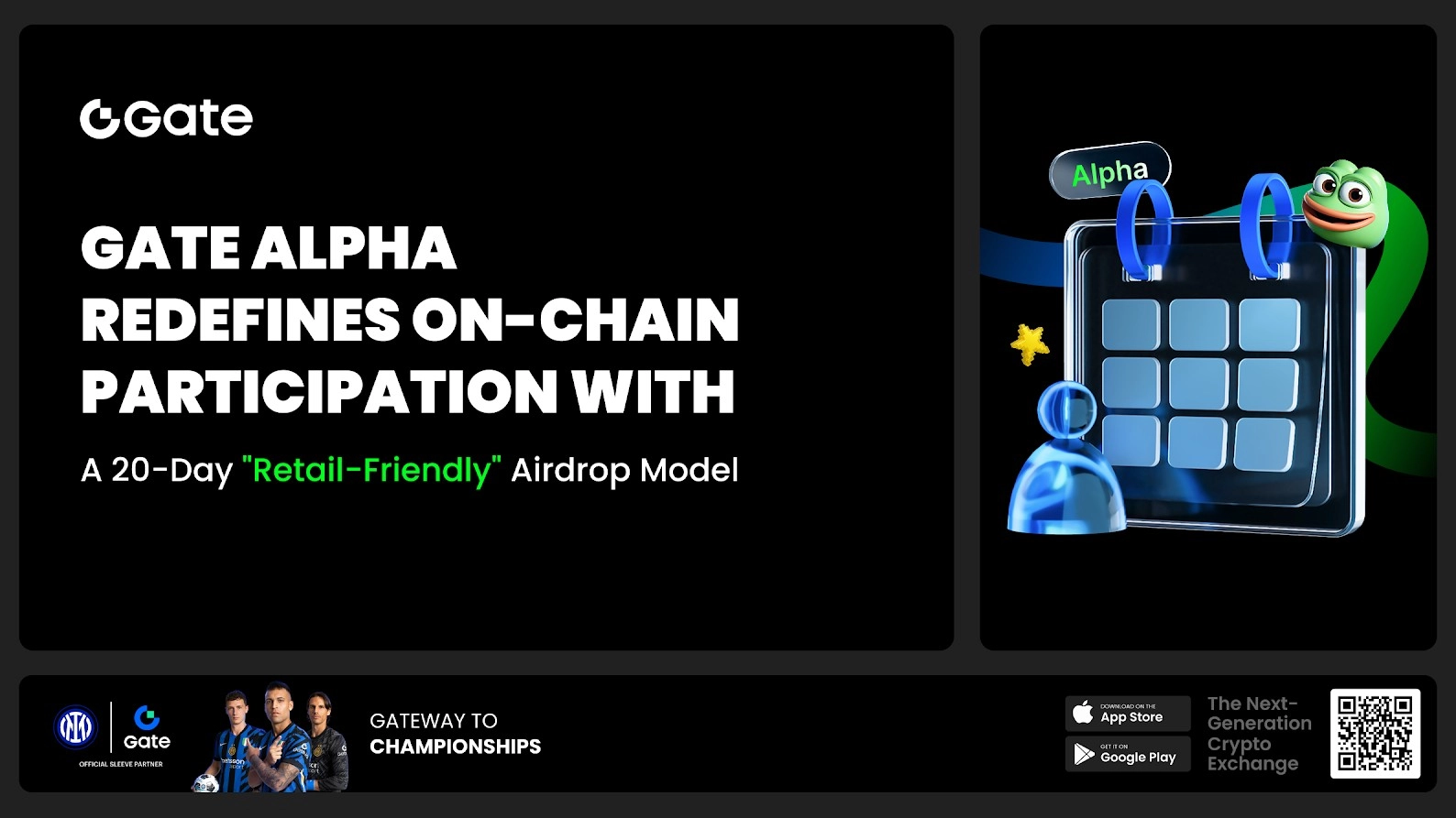 Gate Alpha tung chiến dịch airdrop 20 ngày cho người dùng