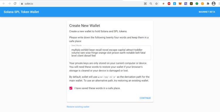 Sollet Wallet là gì? Hướng dẫn sử dụng và tạo ví Sollet Wallet của Solana