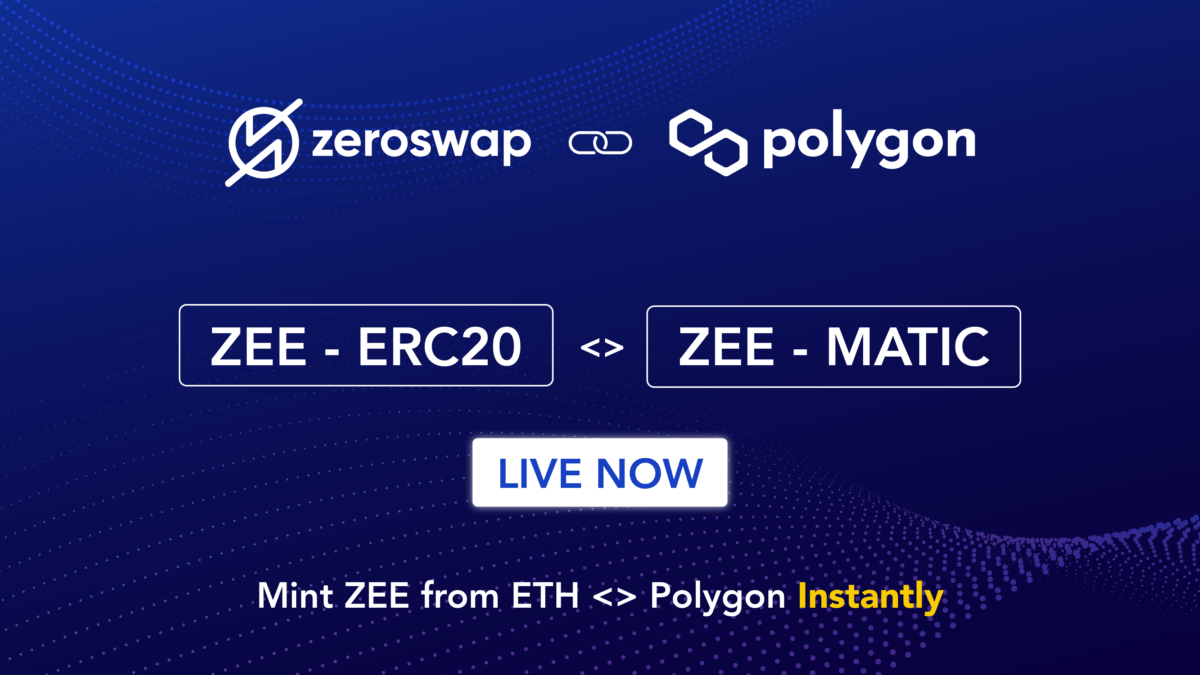 ZeroSwap triển khai Cầu nối với Polygon (MATIC)
