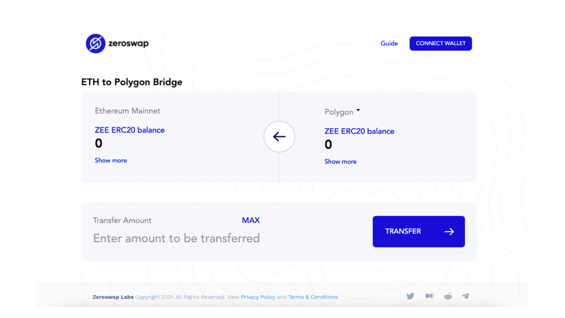 ZeroSwap triển khai Cầu nối với Polygon (MATIC)