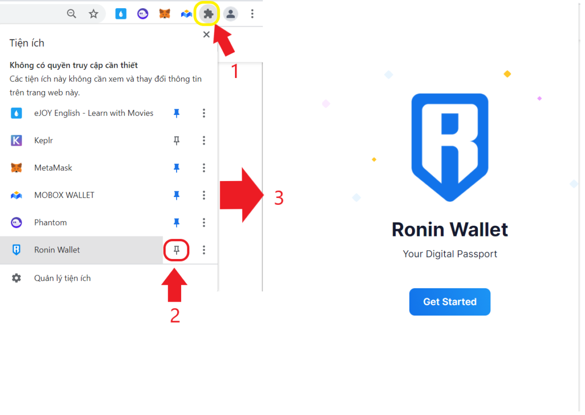 Tìm hiểu Ronin Wallet là gì? Hướng dẫn cách tạo ví và nạp tiền vào game ...