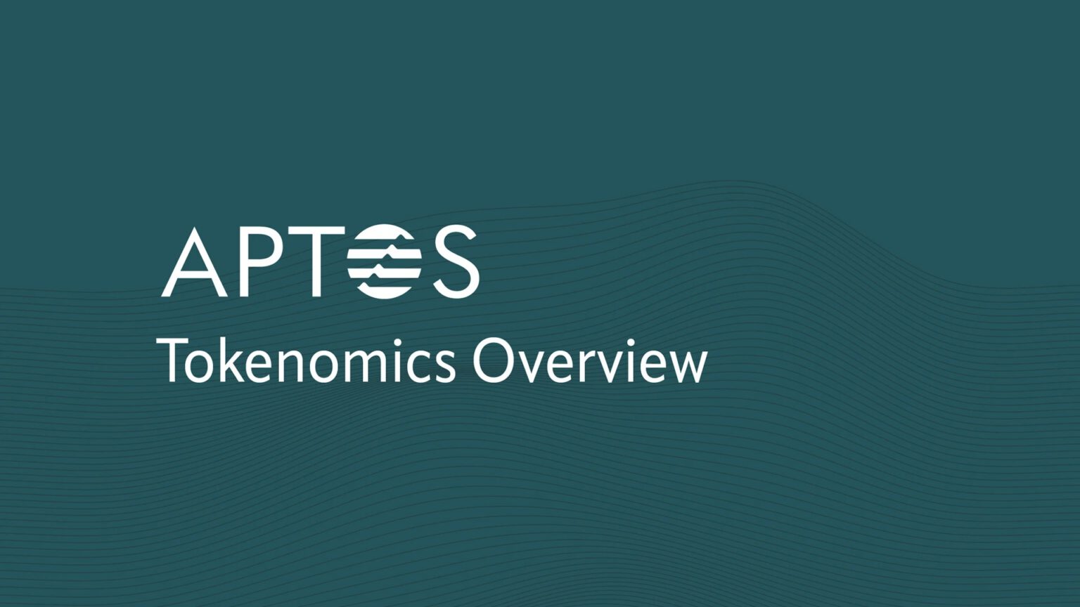 Aptos (APT) công bố tokenomics
