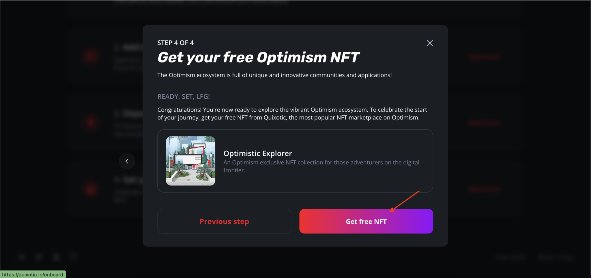 Hướng dẫn thực hiện chi tiết các nhiệm vụ Optimism Quest